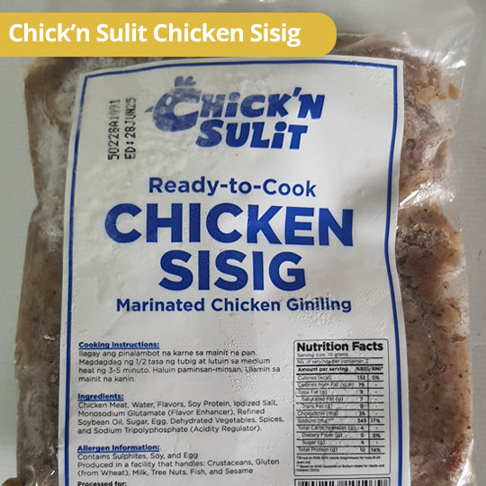 Chick’n Sulit Chicken Sisig 150 grams – DeliGoodPH