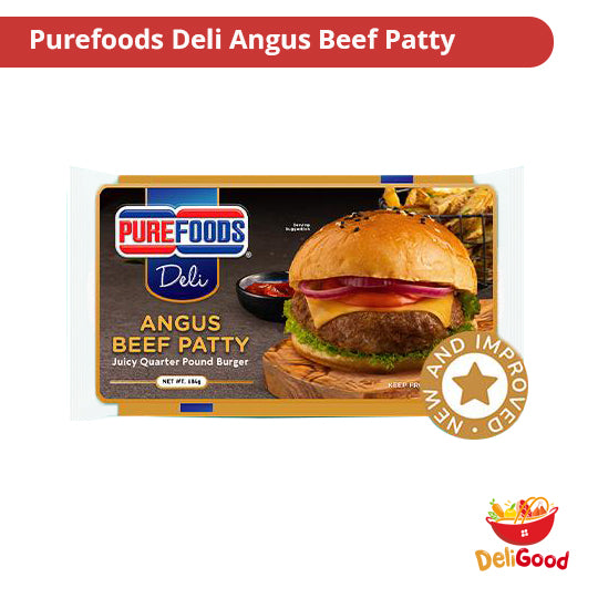 Purefoods Deli Angus Beef Patty Quarter Pounder 684g – DeliGoodPH