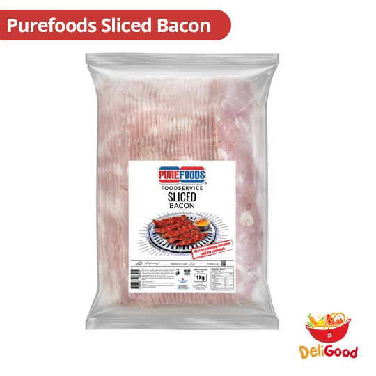 Purefoods Foodservice Sliced Bacon 1kg – DeliGoodPH