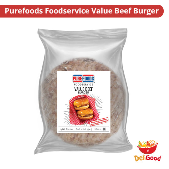 Purefoods Foodservice Value Beef Burger – DeliGoodPH