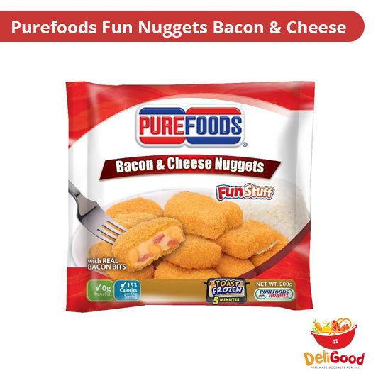 Purefoods Fun Nuggets Bacon & Cheese 200g – DeliGoodPH
