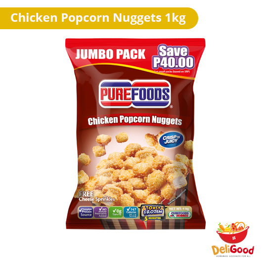 Purefoods Chicken Popcorn Nuggets Jumbo Pack 1kl – DeliGoodPH