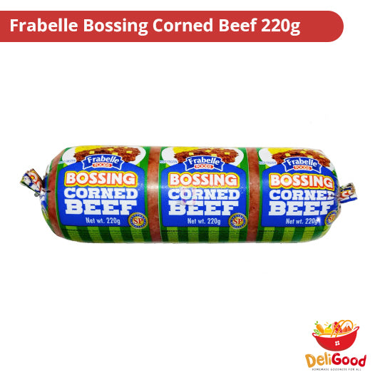 Frabelle Bossing Corned Beef 220g – DeliGoodPH