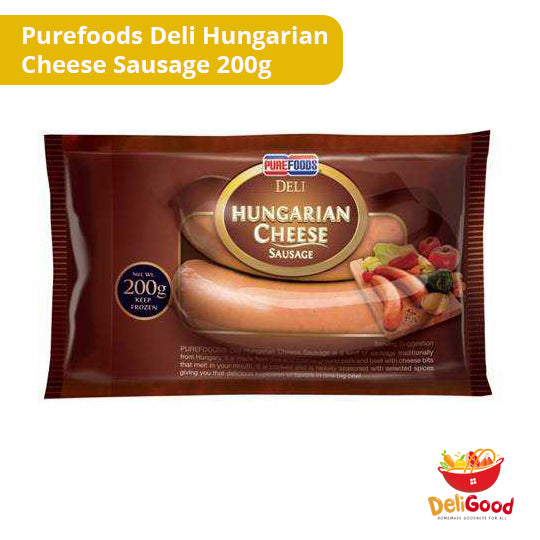 Purefoods Deli Hungarian Cheese Sausage 200g – DeliGoodPH