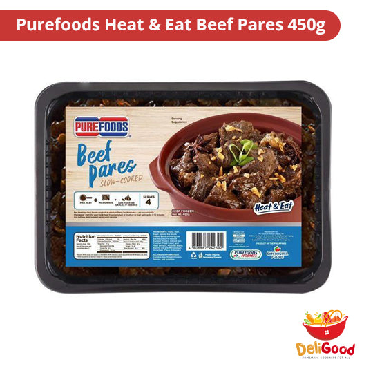 Purefoods Heat & Eat Beef Pares 450g – DeliGoodPH