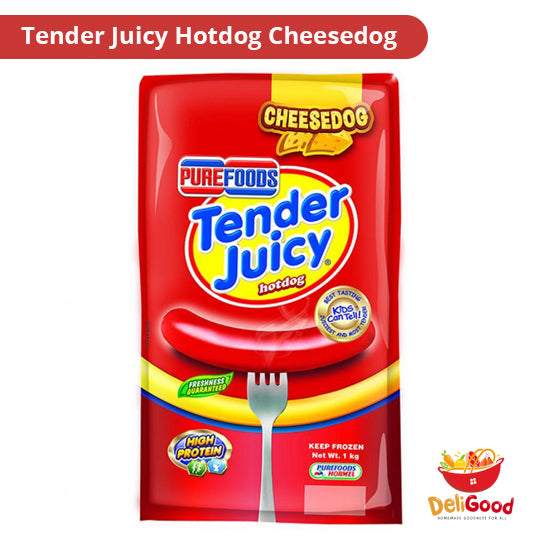 1 kg Purefoods Tender Juicy Cheesedog Regular 1.0 kilo – DeliGoodPH